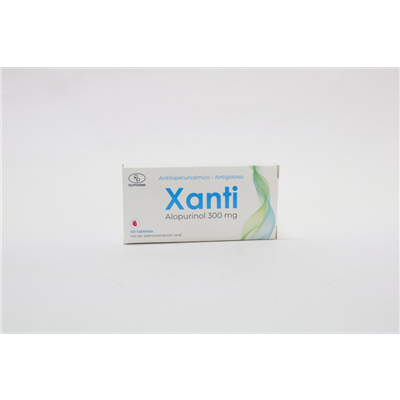 Farmacias Batres: XANTI 300 MG * 40 TABLETAS- P0096: MEDICAMENTOS DE MARCA