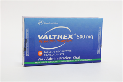 Farmacias Batres: VALTREX 500 MG * 10 TABLETAS: MEDICAMENTOS DE MARCA