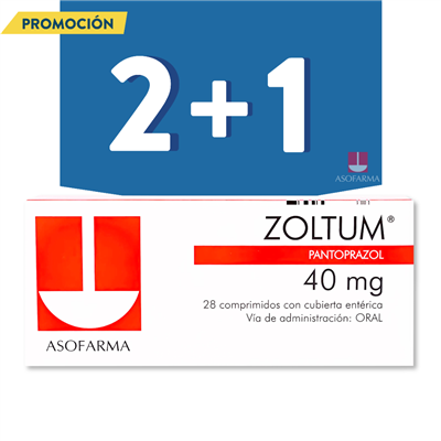 Farmacias Batres: ZOLTUM 40 MG * 28 COMPRIMIDOS - Promoción 2+1 ...