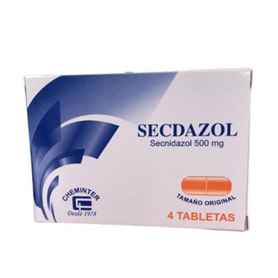 Farmacias Batres: SECDAZOL 500 * 4 TABLETAS -00009: MEDICAMENTOS DE MARCA