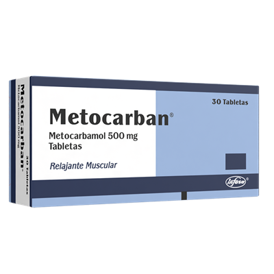 Farmacias Batres: METOCARBAN 500 MG.* 30 TABLETAS -M004: MEDICAMENTOS ...