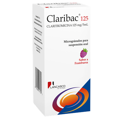 : CLARIBAC 125 MG/5 ML * 50 ML -00024: MEDICAMENTOS DE MARCA