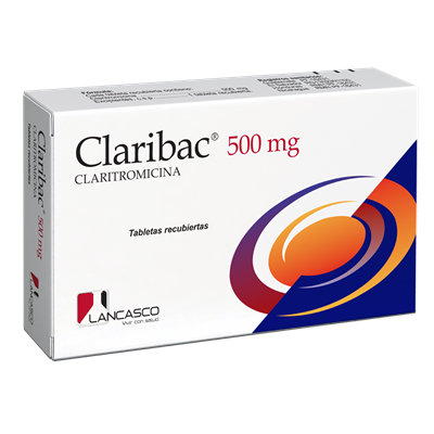 Farmacias Batres: CLARIBAC 500 MG * 10 TABLETAS: MEDICAMENTOS DE MARCA
