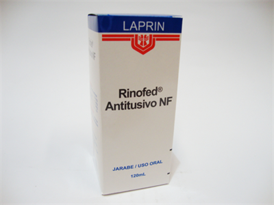 Farmacias Batres: RINOFED ANTITUSIVO 120 ML. FRASCO: MEDICAMENTOS DE MARCA