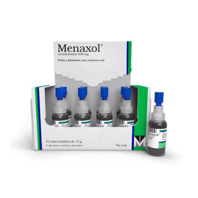 Farmacias Batres: MENAXOL 200 MG/15G * 10 VIALES BEBIBLES: MEDICAMENTOS ...