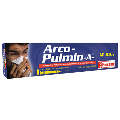 Farmacias Batres: ARCOPULMIN * 5 ML AMPOLLA ADULTO: MEDICAMENTOS DE MARCA