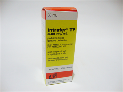 Farmacias Batres: INTRAFER TF * 30 ML GOTAS: MEDICAMENTOS DE MARCA