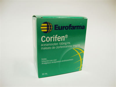 Farmacias Batres: CORIFEN 100 MG * 30 ML: MEDICAMENTOS DE MARCA