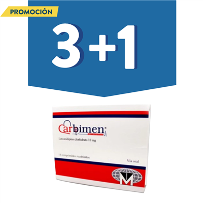 Farmacias Batres: CARBIMEN 10 MG * 14 COMPRIMIDOS - Promoción 3+1 ...