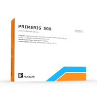 Farmacias Batres: PRIMERIS 500 MG * 7 COMPRIMIDOS REC.: MEDICAMENTOS DE ...