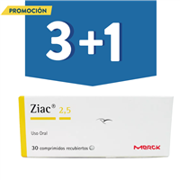Farmacias Batres: ZIAC 2.5/6.25 MG *30 TABLETAS - Promoción 3+1 ...