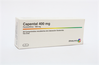 Farmacias Batres: CAPENTAL 400 MG * 30 COMPRIMIDOS-11501: MEDICAMENTOS ...
