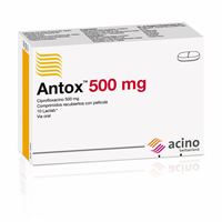 Farmacias Batres: ANTOX 500 MG. * 10 TABLETAS.: MEDICAMENTOS DE MARCA