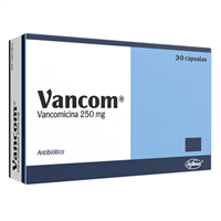 Farmacias Batres: VANCOM 250MG * 30 CAPSULAS: MEDICAMENTOS DE MARCA