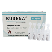Farmacias Batres: BUDENA 0.5 MG/ML * 5 AMPOLLAS: MEDICAMENTOS DE MARCA