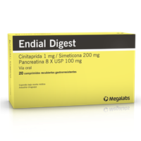 Farmacias Batres: ENDIAL DIGEST * 20 COMPRIMIDOS: MEDICAMENTOS DE MARCA