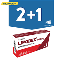Farmacias Batres: LIPODEX 100 MG TABLETA X 30 FC - Promoción 2+1 ...
