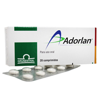 Farmacias Batres: ADORLAN * 20 COMPRIMIDOS: MEDICAMENTOS DE MARCA