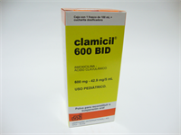Farmacias Batres: CLAMICIL BID 600 MG * 100 ML: MEDICAMENTOS DE MARCA
