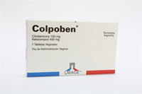 Farmacias Batres: COLPOBEN 100/400 MG * 7 TABLETAS VAGINALES ...