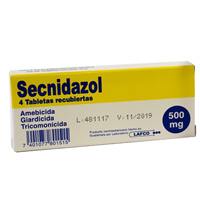 Farmacias Batres: *SECNIDAZOL 500 MG * 4 TABLETAS (LAFCO): MEDICAMENTOS ...