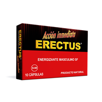 Farmacias Batres: ERECTUS * 10 CAPSULAS -6264: MEDICAMENTOS DE MARCA