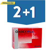 Farmacias Batres: GABEX PLUS * 30 TABLETAS RECUBIERTAS - Promoción 2+1 ...