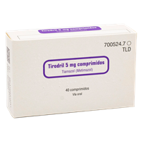 Farmacias Batres: TIRODRIL 5MG * 40 COMPRIMIDOS: MEDICAMENTOS DE MARCA