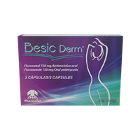 Farmacias Batres: BESIC DERM 150 MG * 2 CAPSULAS: MEDICAMENTOS DE MARCA