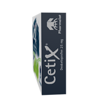 Farmacias Batres: CETIX 25MG * 10 TABLETAS: MEDICAMENTOS DE MARCA