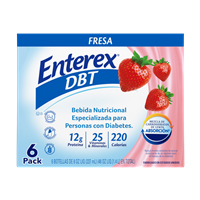Farmacias Batres: ENTEREX DBT FRESA SIX PACK -64466: FORMULAS NUTRICIONALES