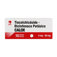 Farmacias Batres: *TIOCOLCHICOSIDO +DICLOFENACO 4MG/50MG *10 TABS ...