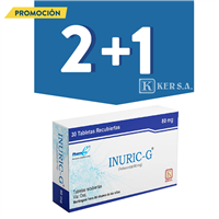 Farmacias Batres: INURIC G 80 MG * 30 TABLETAS - Promoción 2+1 ...