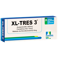 Farmacias Batres: XL-TRES 3 * 20 TABLETAS RECUBIERTAS-02.193.0 ...