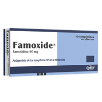 Farmacias Batres: FAMOXIDE 40MG * 10 COMPRIMIDOS RECUBIERTOS ...