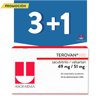 Farmacias Batres: TEROVAN 100 MG * 30 COMPRIMIDOS REC.-Promoción 3+1 ...