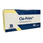 Farmacias Batres: CLO-PRIM 10MG* 40 TABLETAS: MEDICAMENTOS DE MARCA