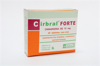 Farmacias Batres: CIRBRAL FORTE 75 MG * 30 TABLETAS: MEDICAMENTOS DE MARCA