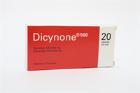 Farmacias Batres: DICYNONE 500 * 20 CAPSULAS-91015.0: MEDICAMENTOS DE MARCA