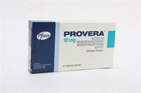 Farmacias Batres: PROVERA 10 MG * 10 TABLETAS -255496: MEDICAMENTOS DE MARCA